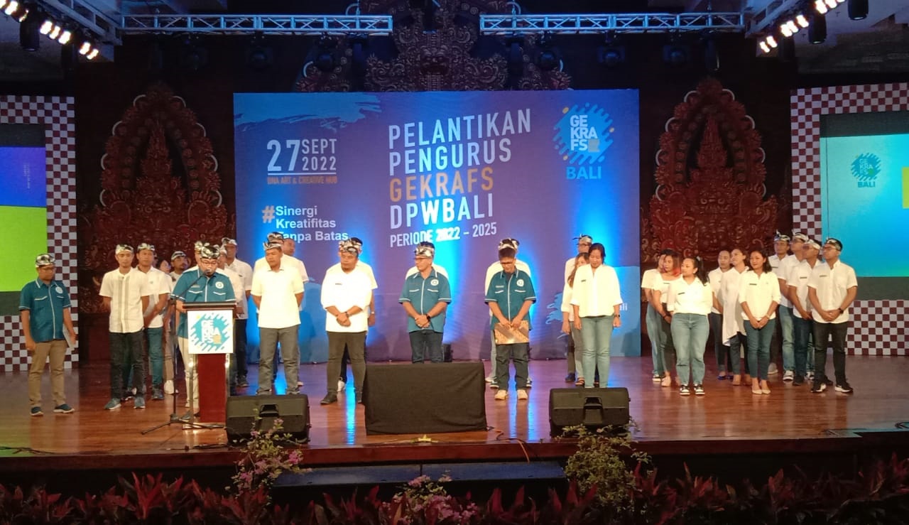 Majukan Sektor Ekonomi Kreatif, Pengurus Gekrafs DPW Bali Dilantik ...