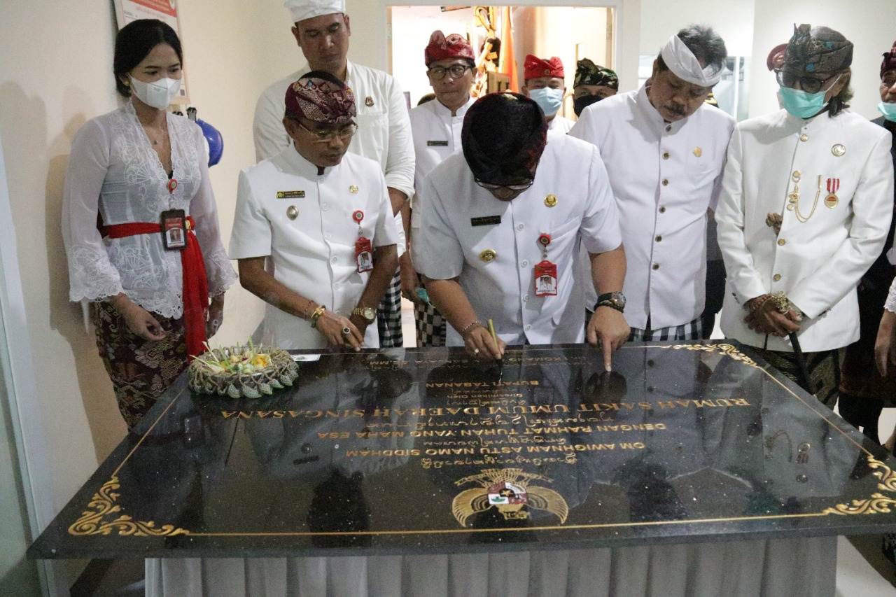 Perubahan Nama Diresmikan Bupati Tabanan, RSUD Nyitdah Jadi RSUD ...