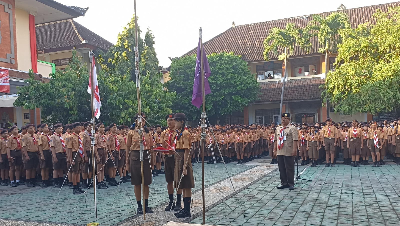 SMPN 7 Denpasar Implementasikan Program 9K Lewat Kegiatan Kepramukaan ...